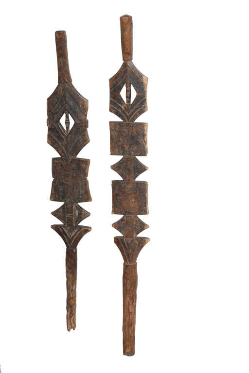 Tuareg African Tribal Walking sticks at 1stDibs