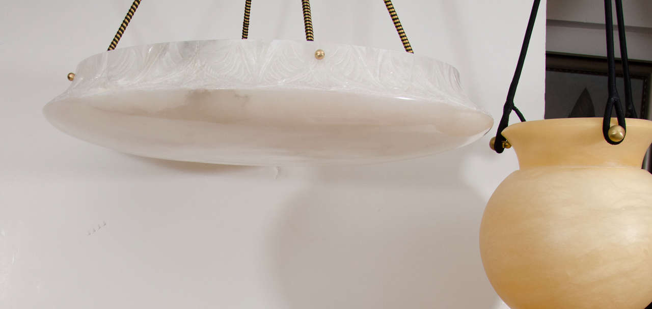 An Alabaster Light Fixture at 1stDibs