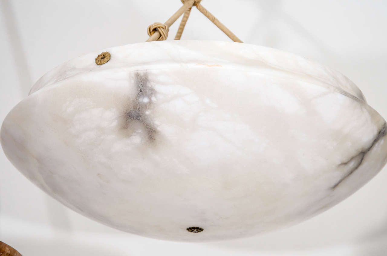 An Alabaster Light Fixture at 1stDibs