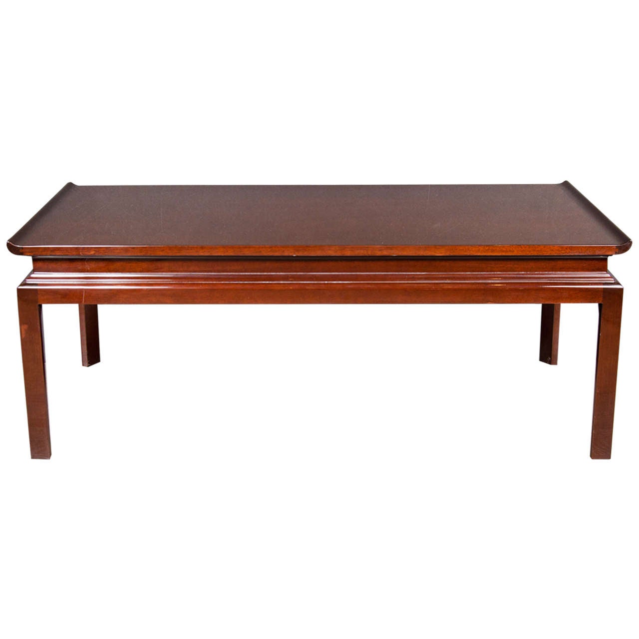 Modernist Pagoda Style Mid-Century Cocktail Table in the manner of ...