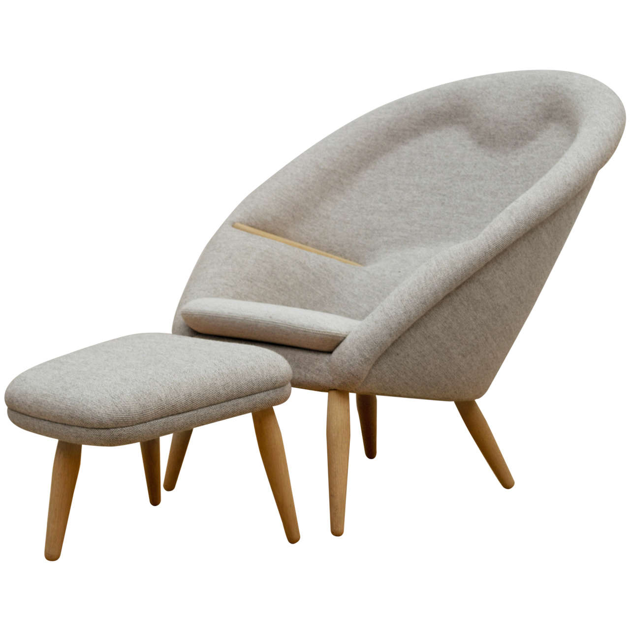 Nanna Ditzel, Oda Chair and Ottoman at 1stDibs | oda chair nanna ditzel ...