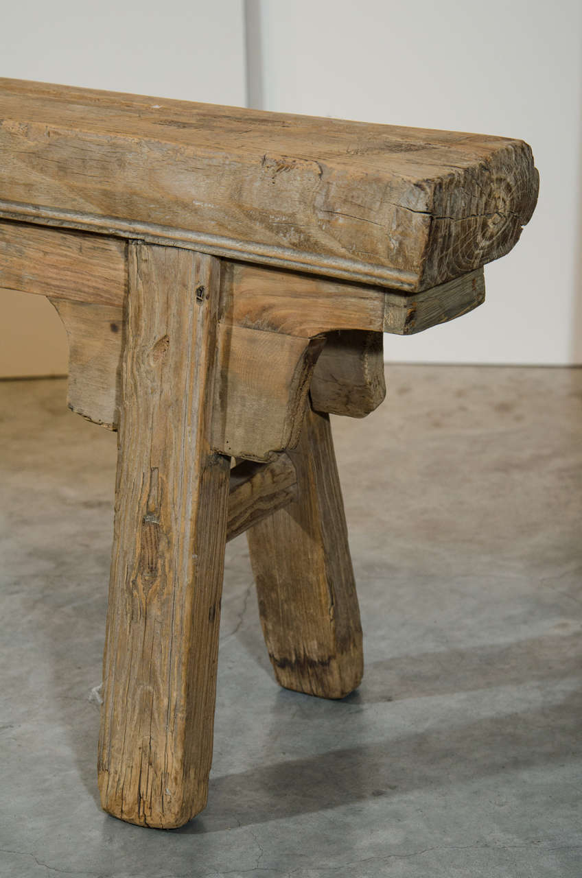 Antique Chinese Provincial Bench at 1stDibs