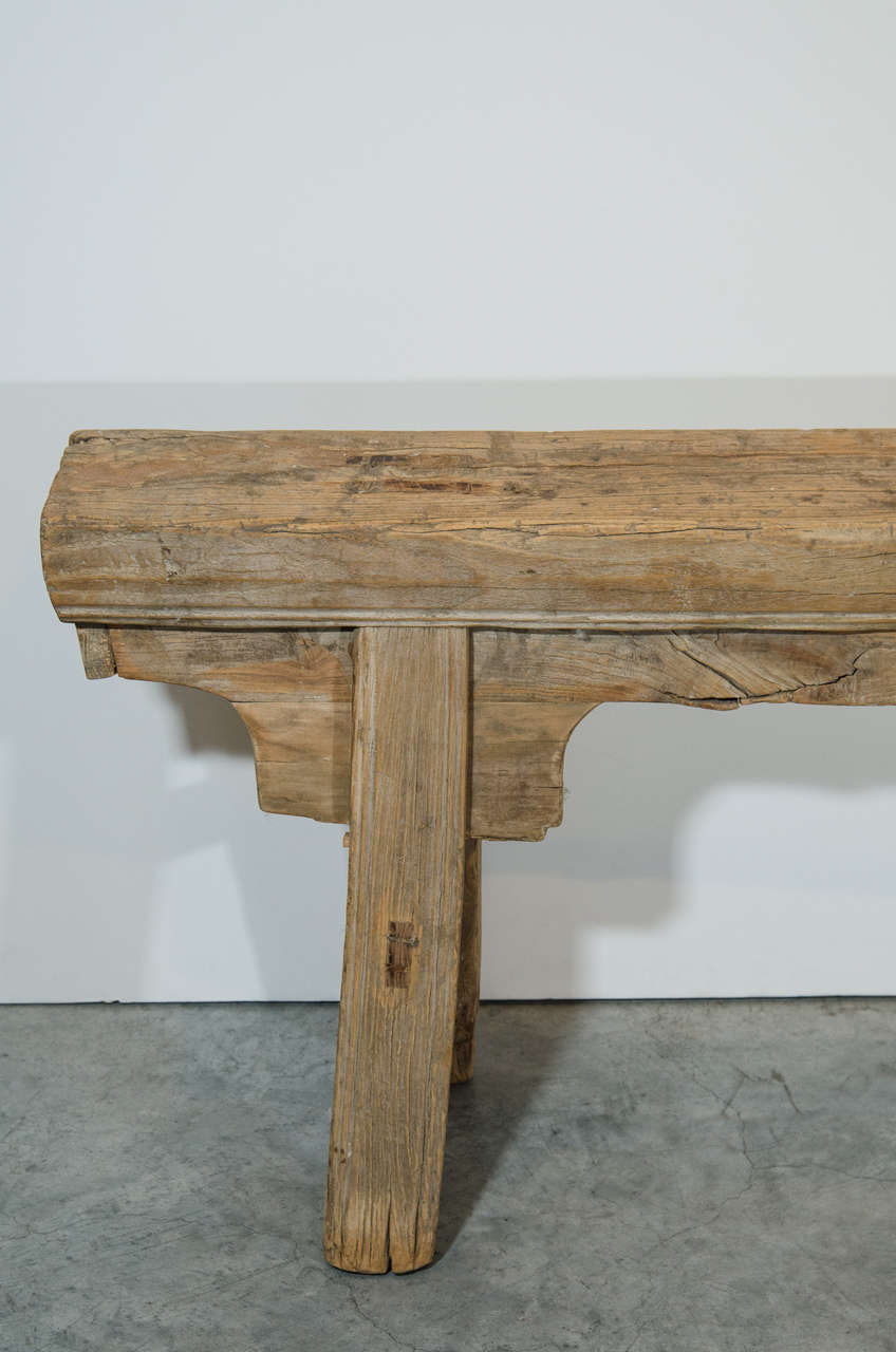Antique Chinese Provincial Bench at 1stDibs
