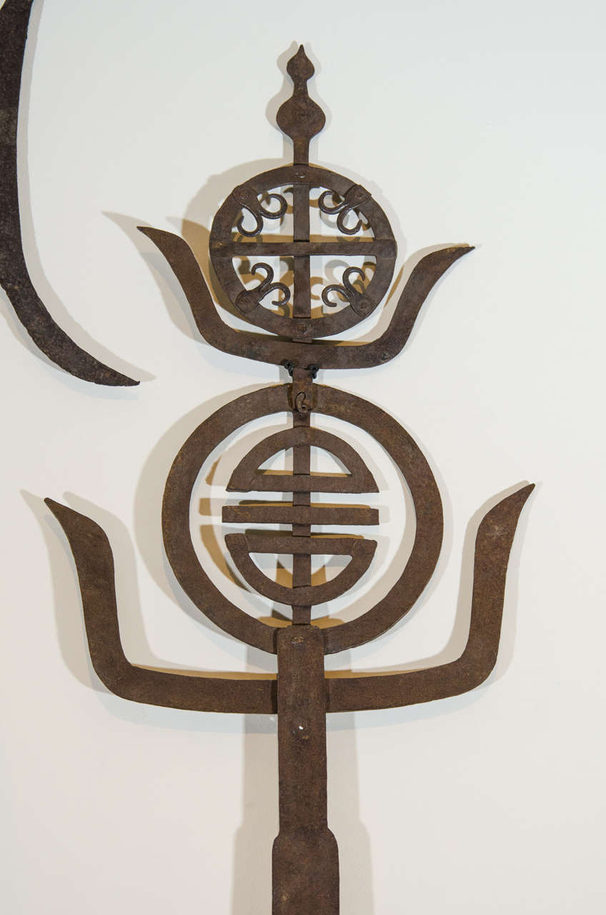 19th Century Cast Iron Temple Decorations For Sale at 1stDibs