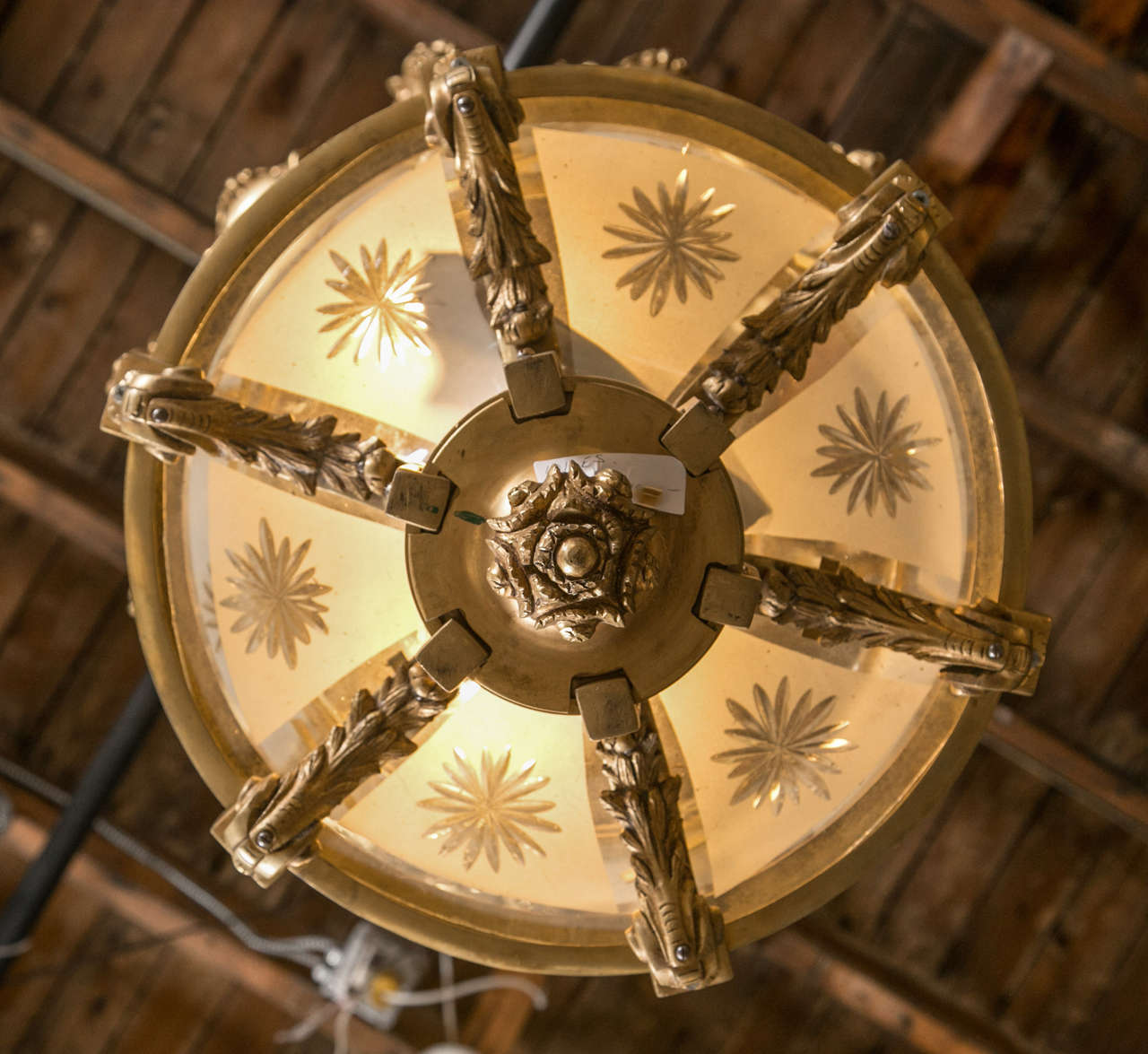 Pair of Palatial Empire Doré Bronze Ram's Head Lanterns at 1stDibs