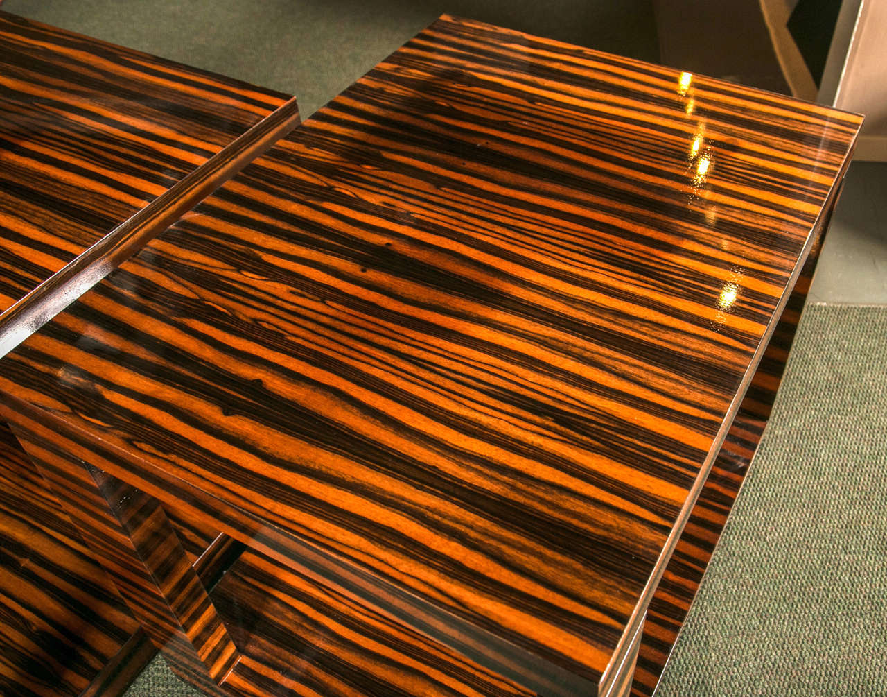 Pair of Calamander Wood Occasional Tables at 1stDibs