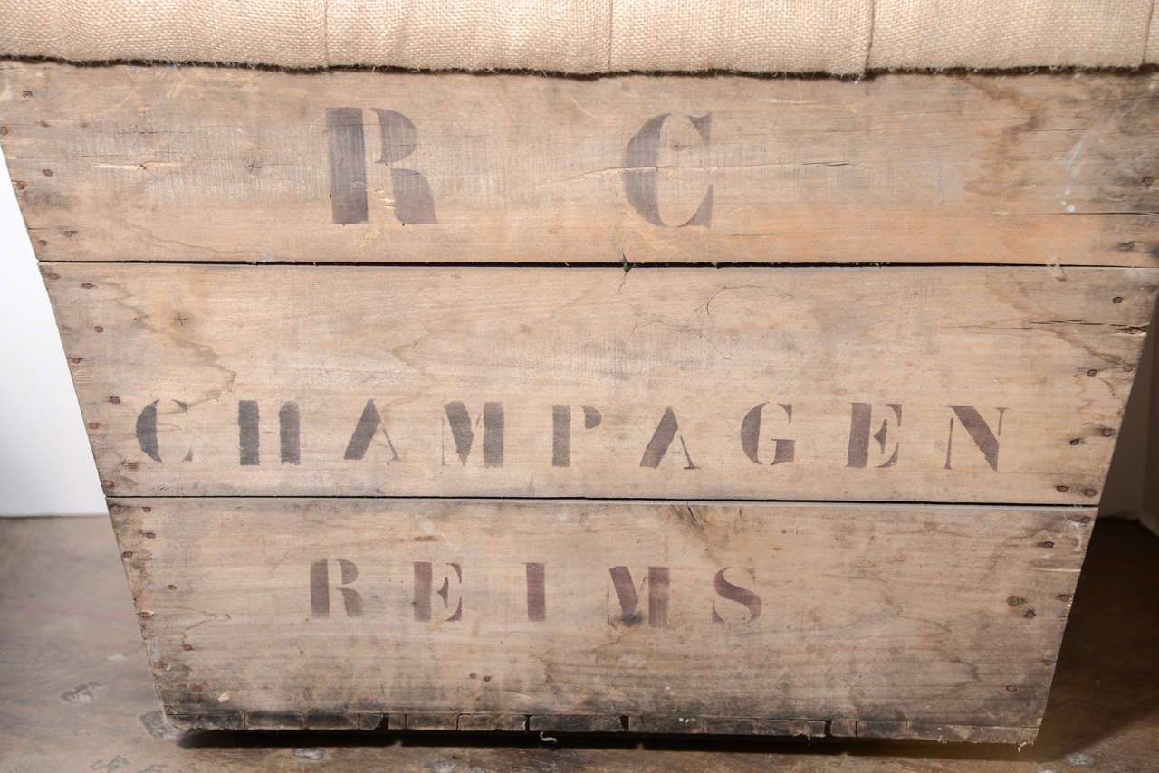 Champagne Crate Bench at 1stDibs | crate of champagne, value champagne ...