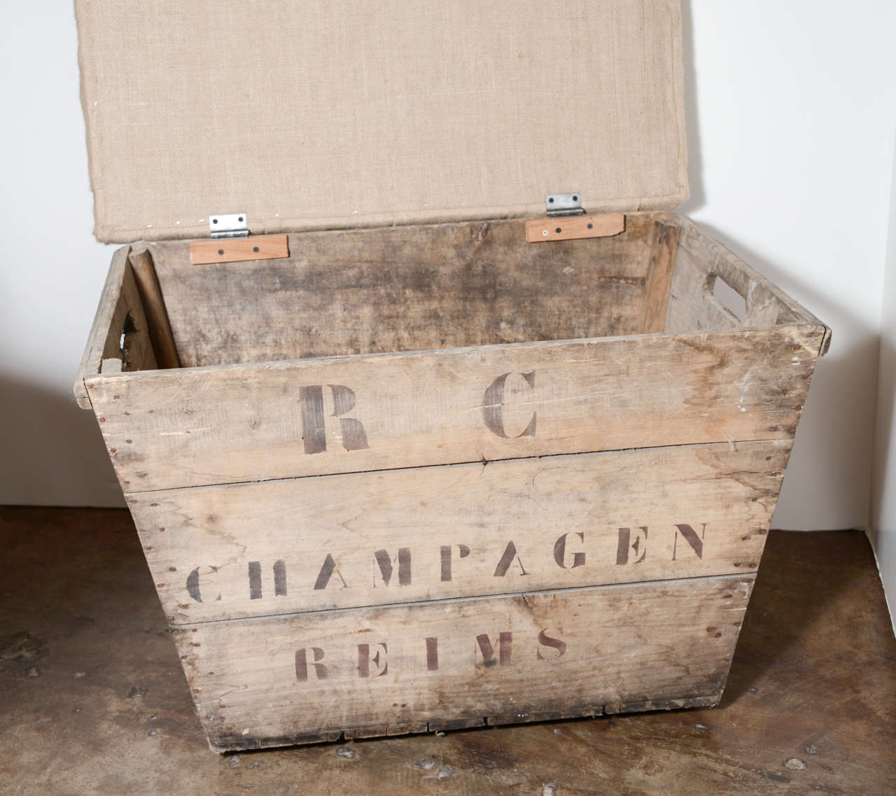 Champagne Crate Bench at 1stDibs | crate of champagne, value champagne ...