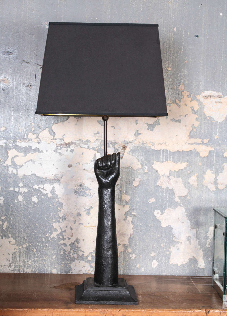 Hand Table Lamp For Sale at 1stDibs