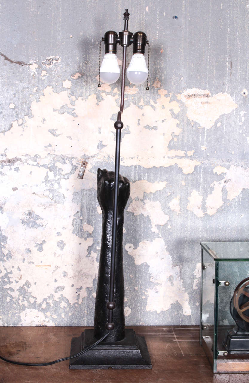 Hand Table Lamp For Sale at 1stDibs