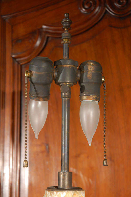 Antique Bronze, Altar Stick Lamps For Sale at 1stDibs | altar lamps ...