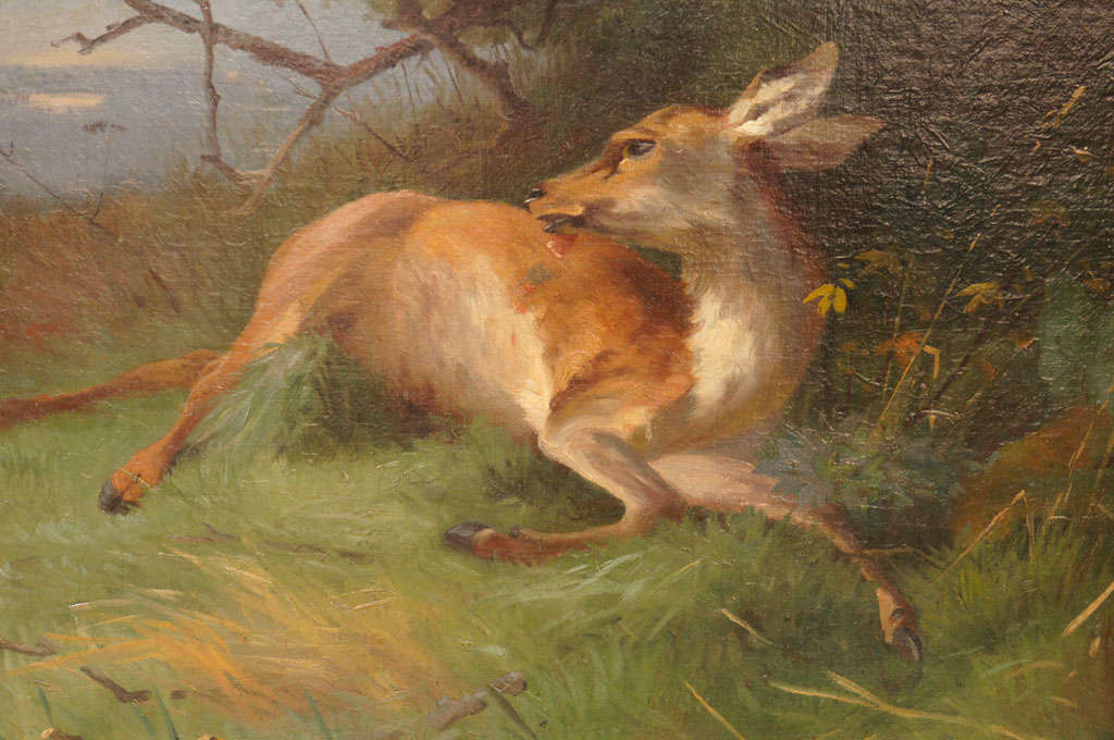 Resting Fawn by A. Mackaprang at 1stDibs