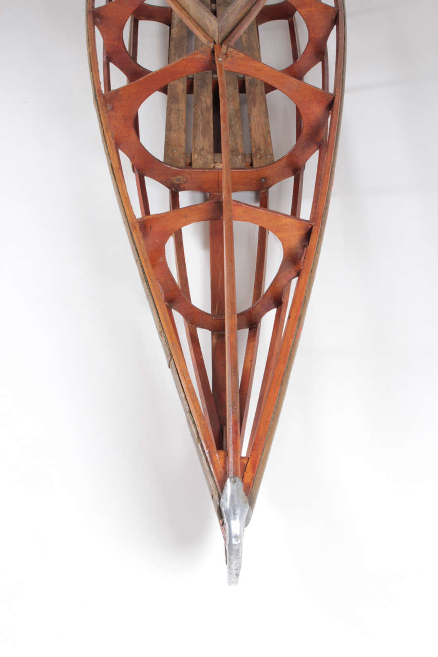 Skeleton Kayak, PBK14 England, 1920 at 1stDibs | canoe skeleton ...