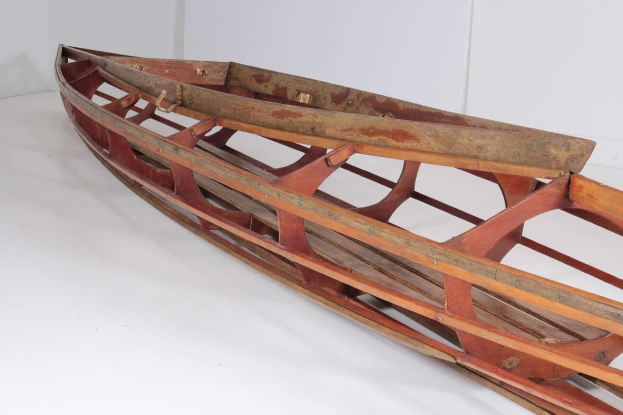 Skeleton Kayak, PBK14 England, 1920 at 1stDibs | canoe skeleton ...