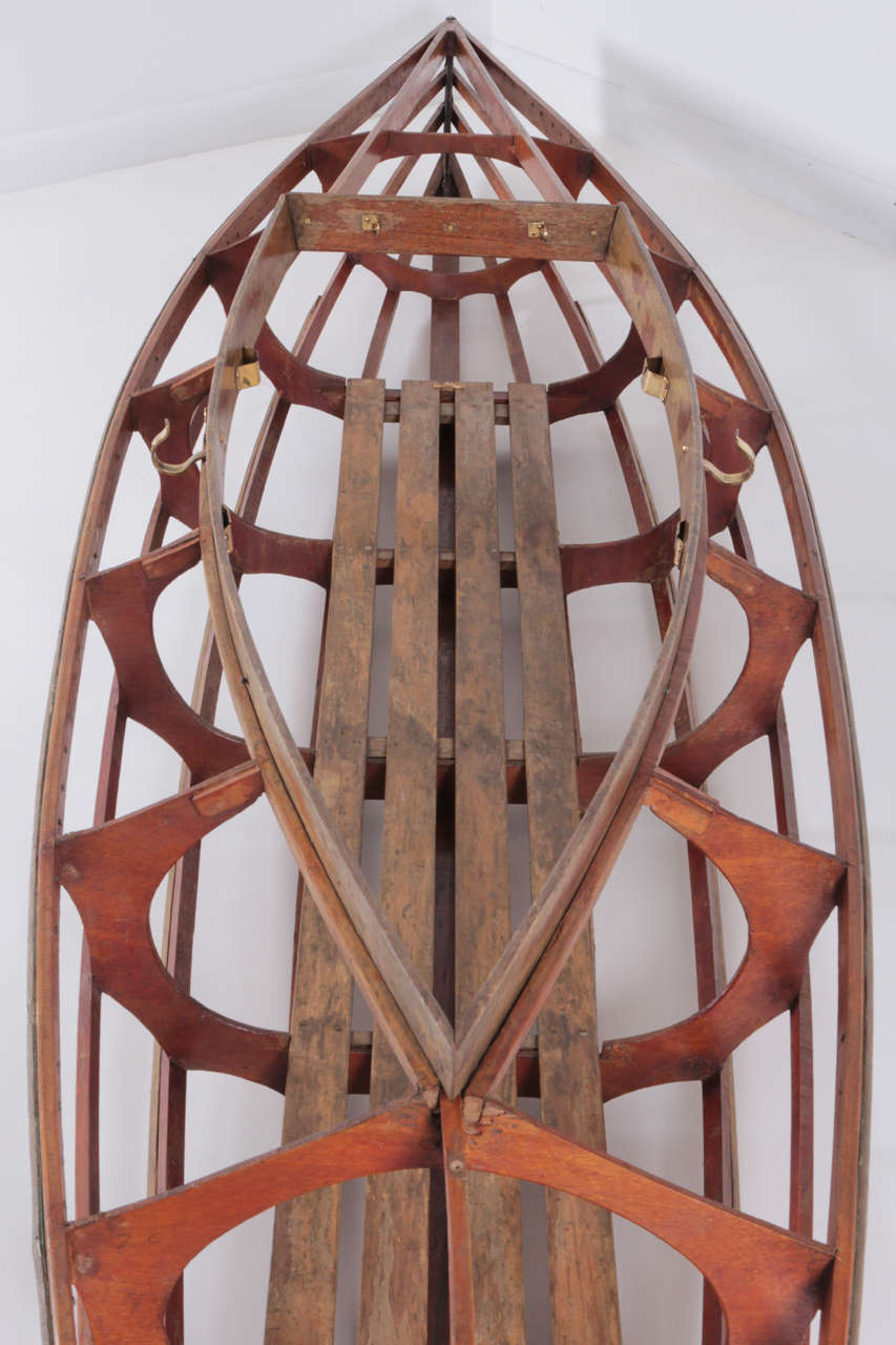 Skeleton Kayak, PBK14 England, 1920 at 1stDibs | canoe skeleton ...
