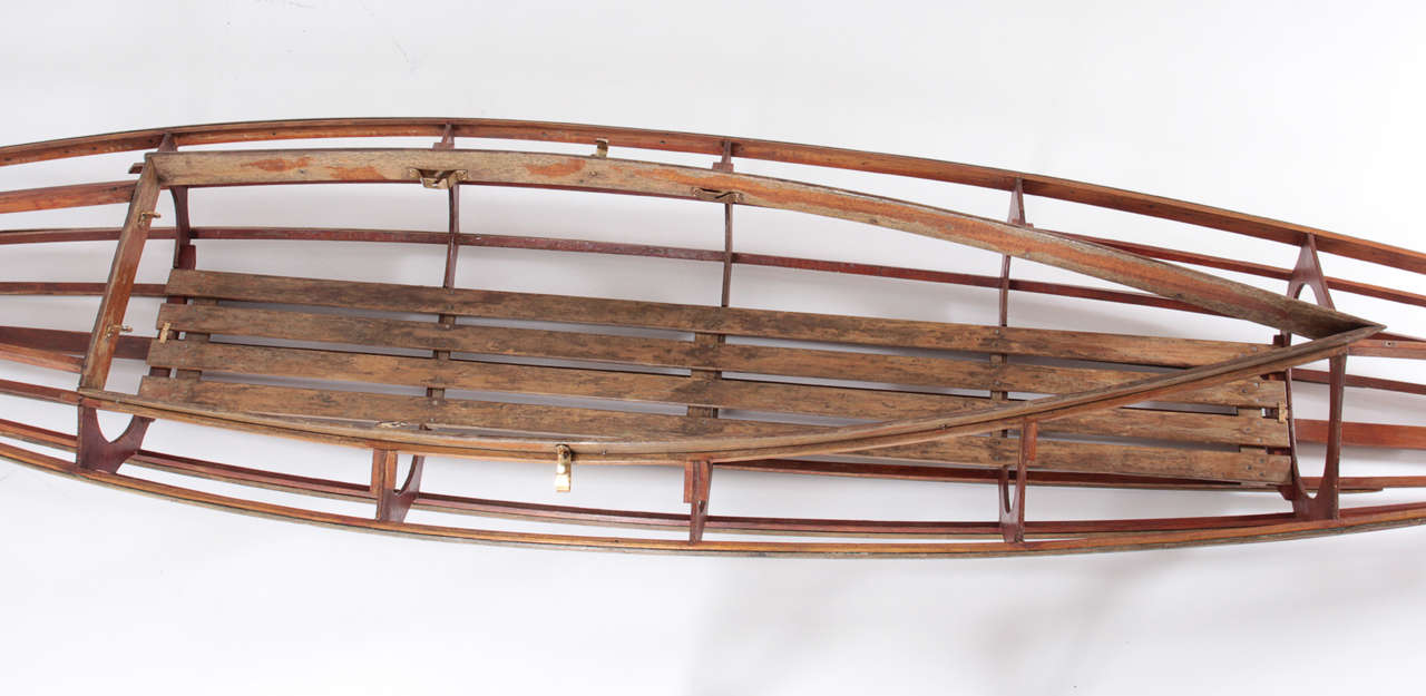 Skeleton Kayak, PBK14 England, 1920 at 1stDibs | canoe skeleton ...