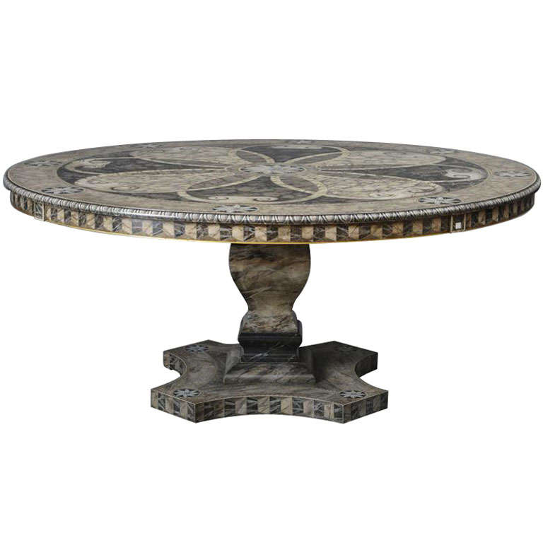 Center Hall Round Table - 12 For Sale on 1stDibs
