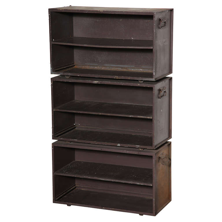 WWII Military Equipment Transport Boxes at 1stDibs | military storage ...