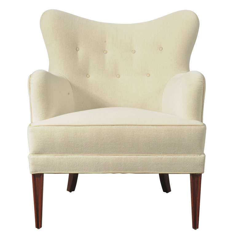 Low Wingback - 'Grace Chair' at 1stDibs | low wingback chair