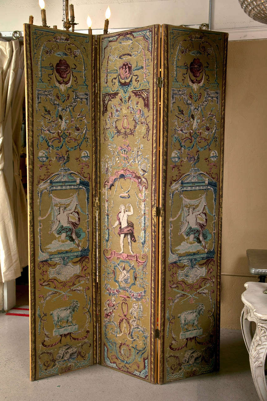 Pair of Renaissance Revival Style Screens at 1stDibs