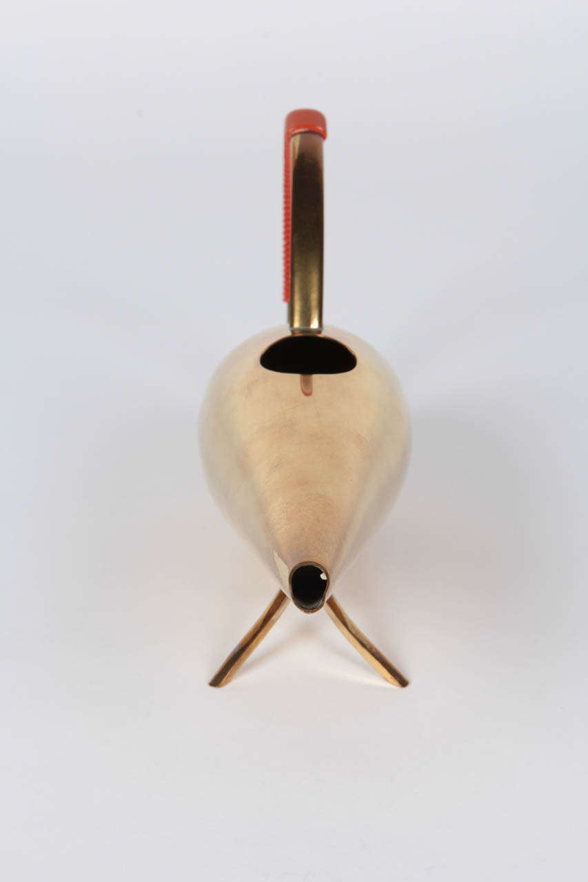 WMF Günter Kupetz Germany Streamlined Brass Water Pitcher, circa 1954 ...