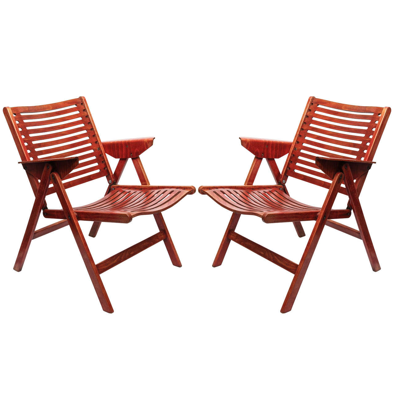 Pair of "Rex" Chairs Designed by Niko Kralj, Denmark, 1952 at 1stDibs
