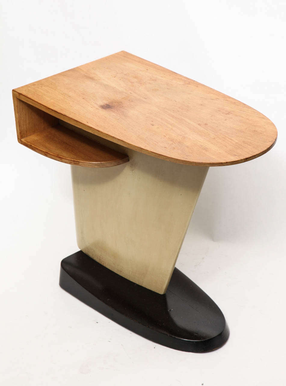 A 1930's Streamline Table by Kem Weber fo Mueller Furniture at 1stDibs