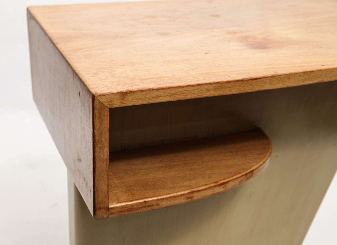 A 1930's Streamline Table by Kem Weber fo Mueller Furniture at 1stDibs