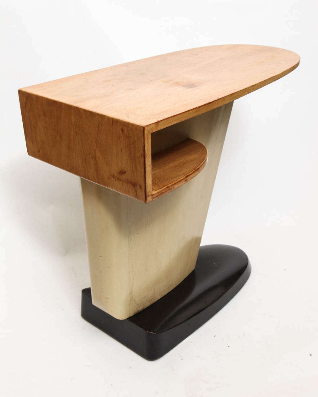A 1930's Streamline Table by Kem Weber fo Mueller Furniture at 1stDibs