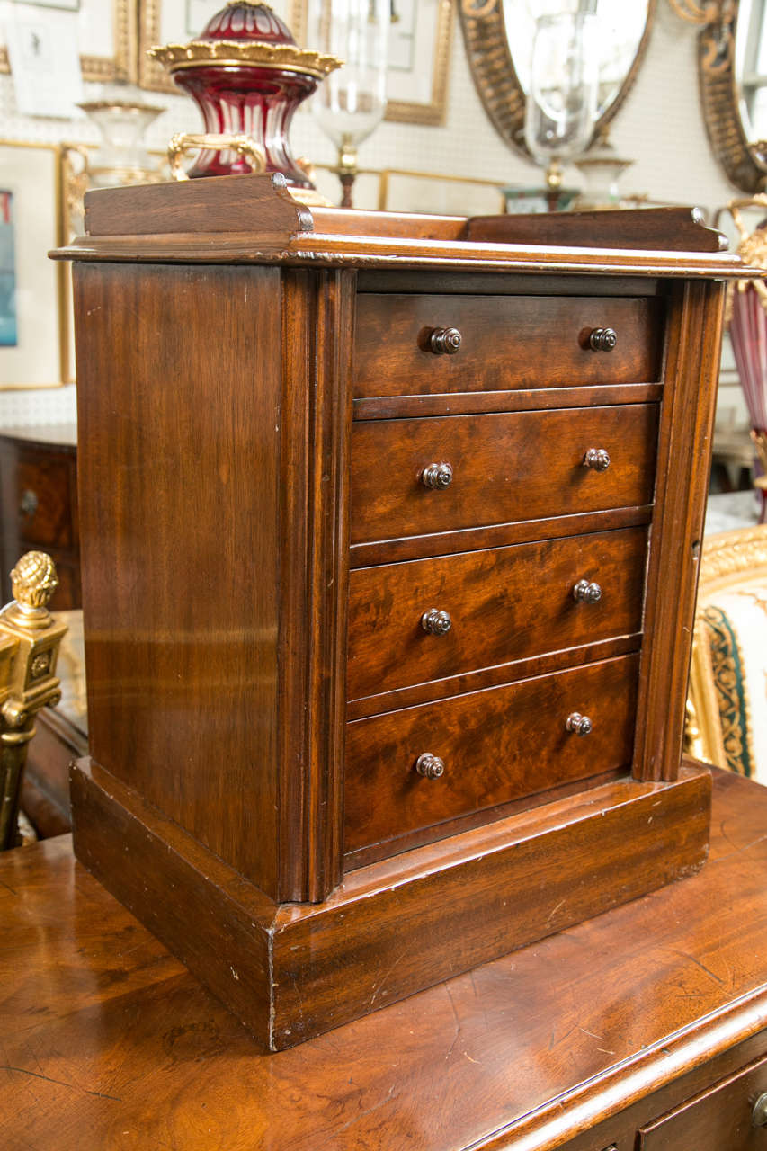 Period William IV Miniature Side Lock Chest For Sale at 1stDibs