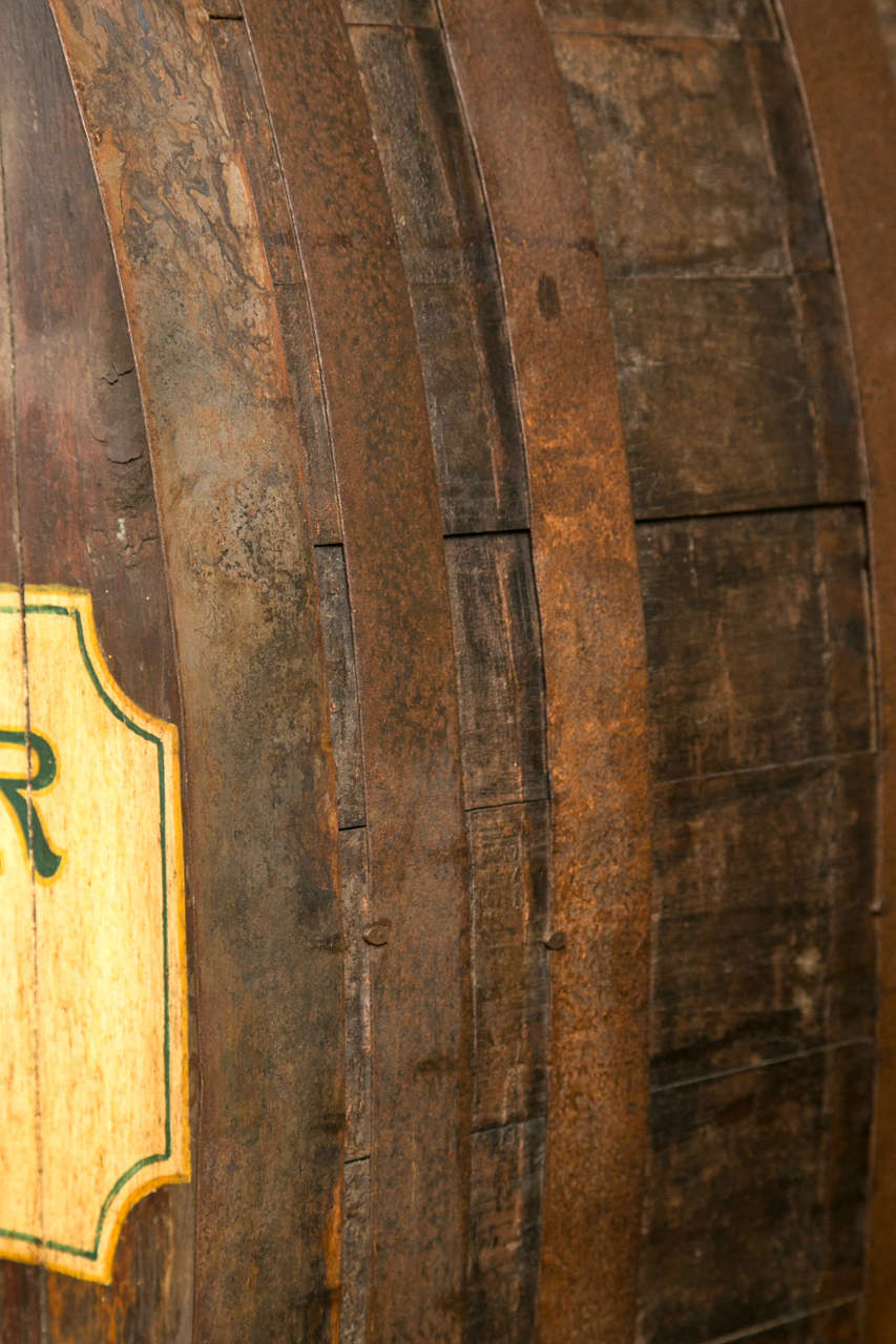 Antique Oval Wine Barrel at 1stDibs | antique wine barrels, oval wine ...