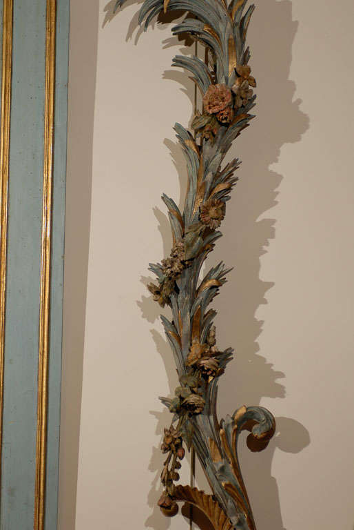 Pair of Large Continental Architectural Scroll Carvings at 1stDibs