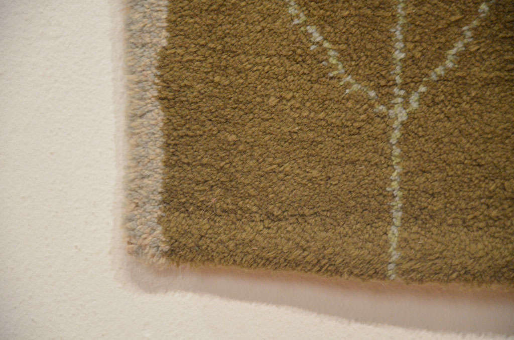 Vintage Garden Design Rug Monogrammed Eva Nemeth, 1970's For Sale at ...