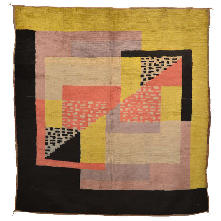 French Art Deco rug at 1stDibs