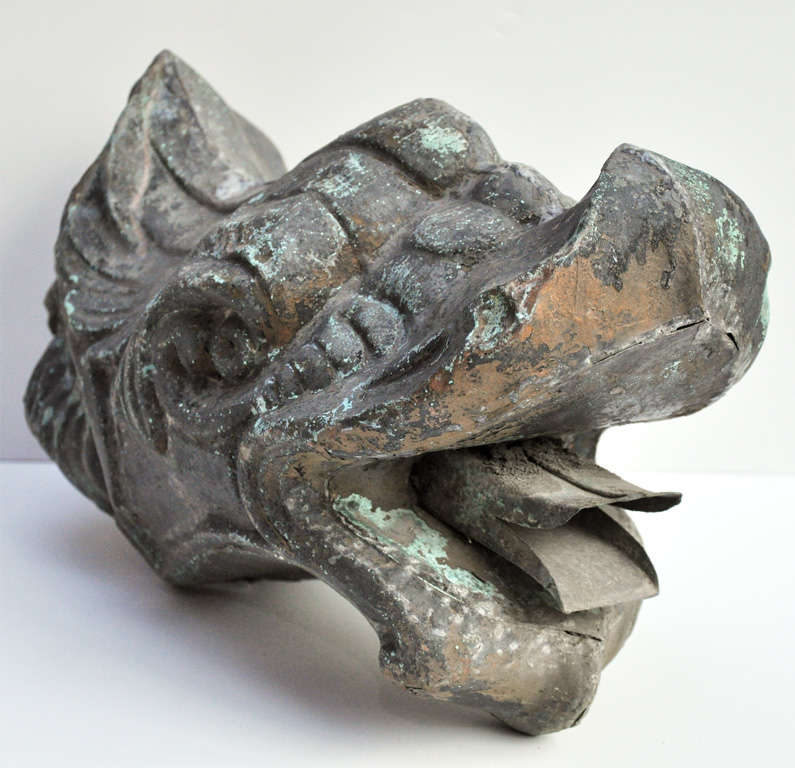 Copper Gargoyle For Sale at 1stDibs
