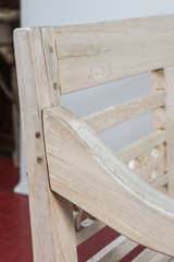 Dutch Colonial Teak Wood Garden Bench at 1stdibs