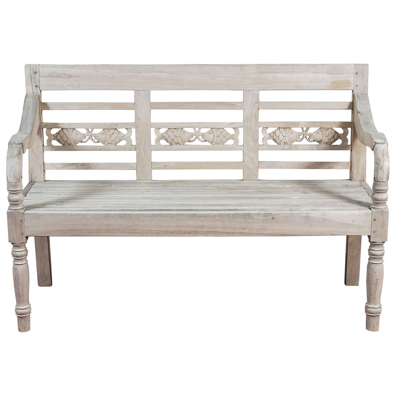 Dutch Colonial Teak Wood Garden Bench at 1stDibs | dutch bench