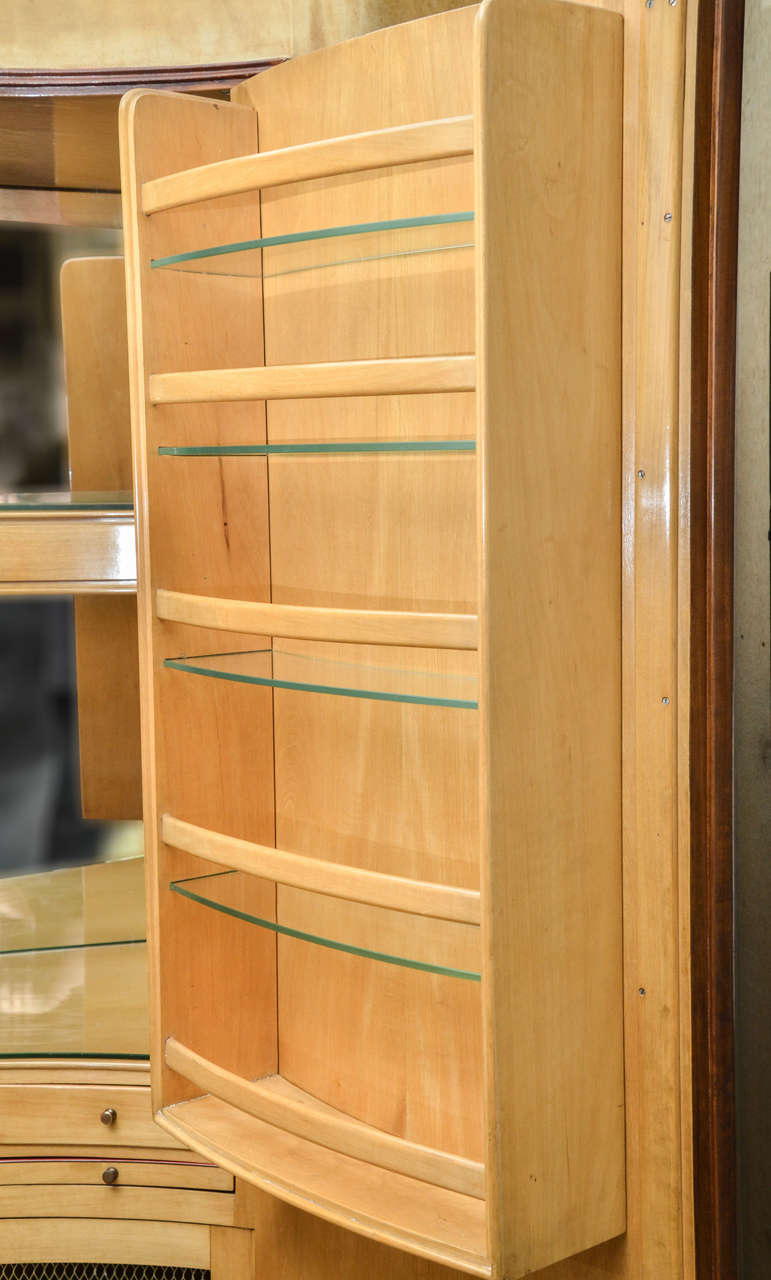 Unique Vintage Custom Made Corner Bar by Englander and Banta at 1stDibs