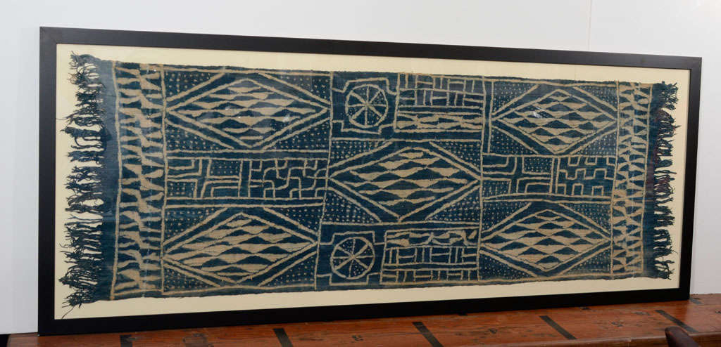 Cameroon Indigo Ceremonial Textile at 1stDibs