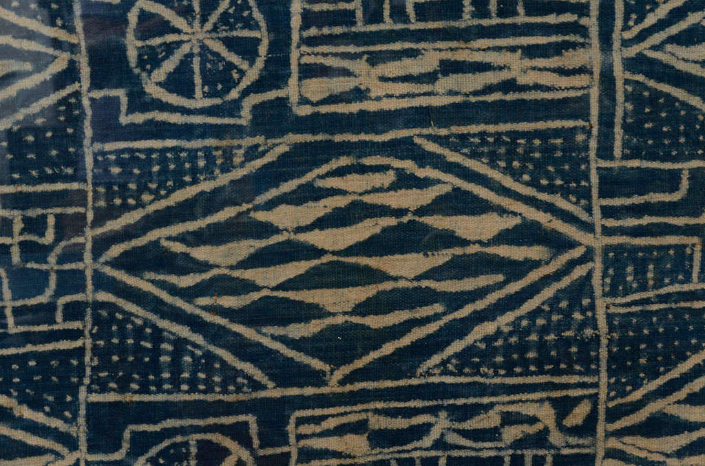 Cameroon Indigo Ceremonial Textile at 1stDibs