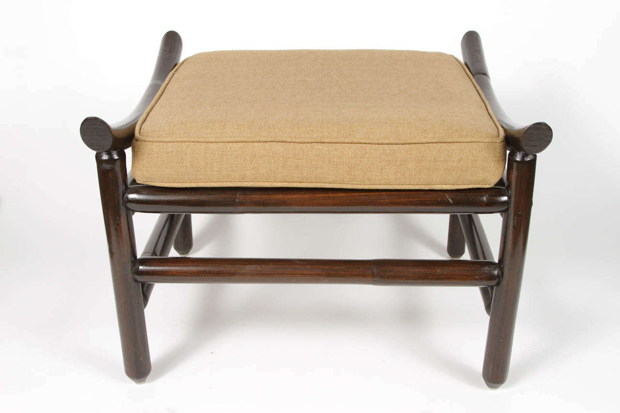 Rattan Foot Stool at 1stDibs