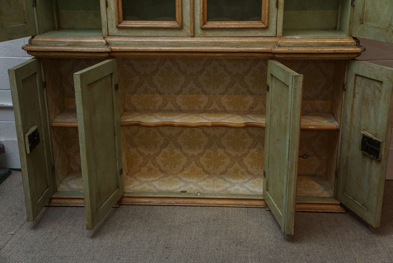 Painted Italian Style Cabinet For Sale at 1stDibs