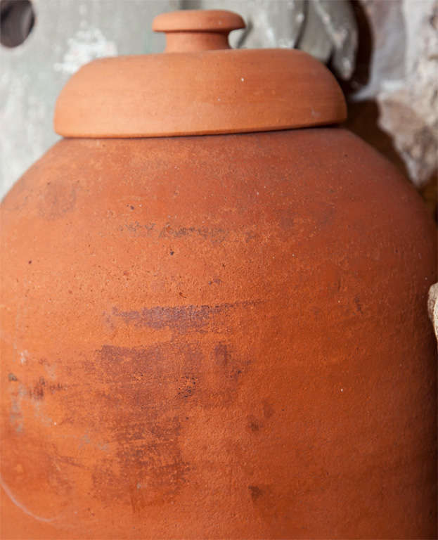 Tall Terracotta Covered Rhubarb Forcer at 1stDibs | rhubarb forcer usa ...