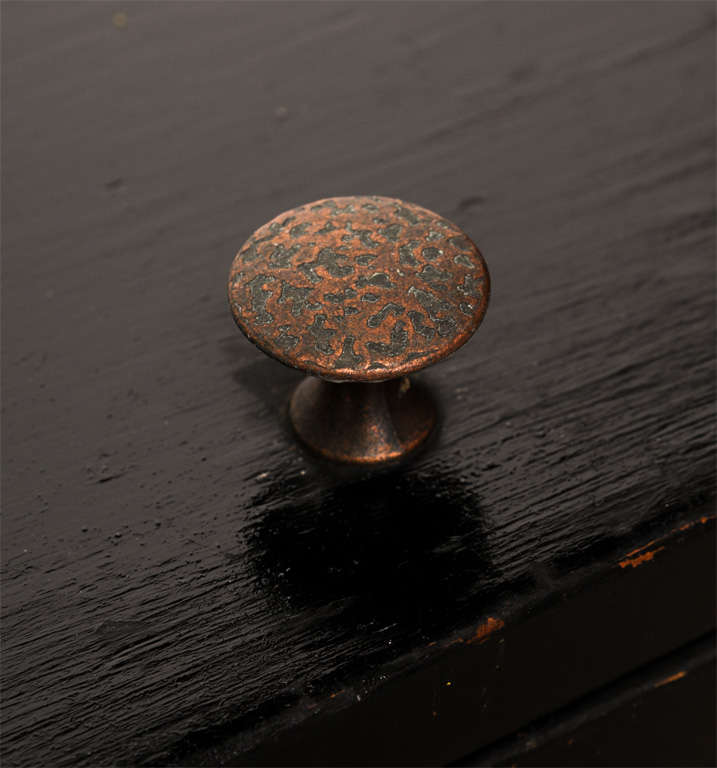 Antique black shoe-shine box at 1stDibs | shoe shine box antique ...