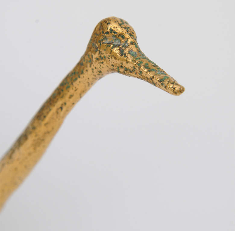 Peggy Reventlow Original Bronze Bird Sculpture For Sale at 1stDibs
