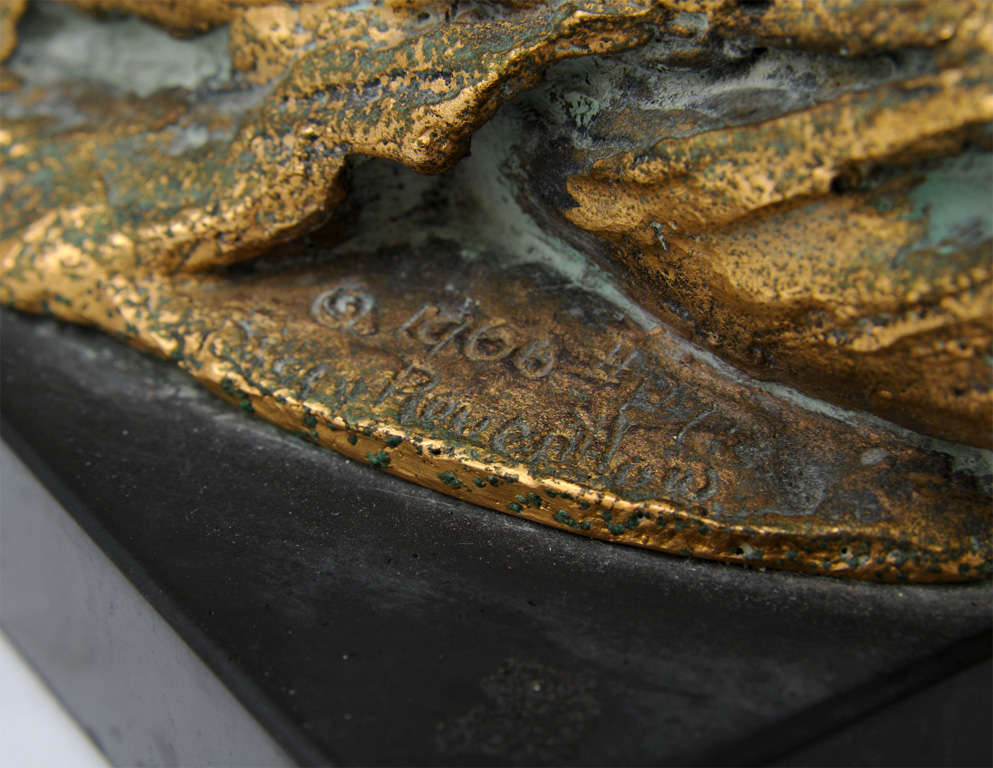Peggy Reventlow Original Bronze Bird Sculpture For Sale at 1stDibs