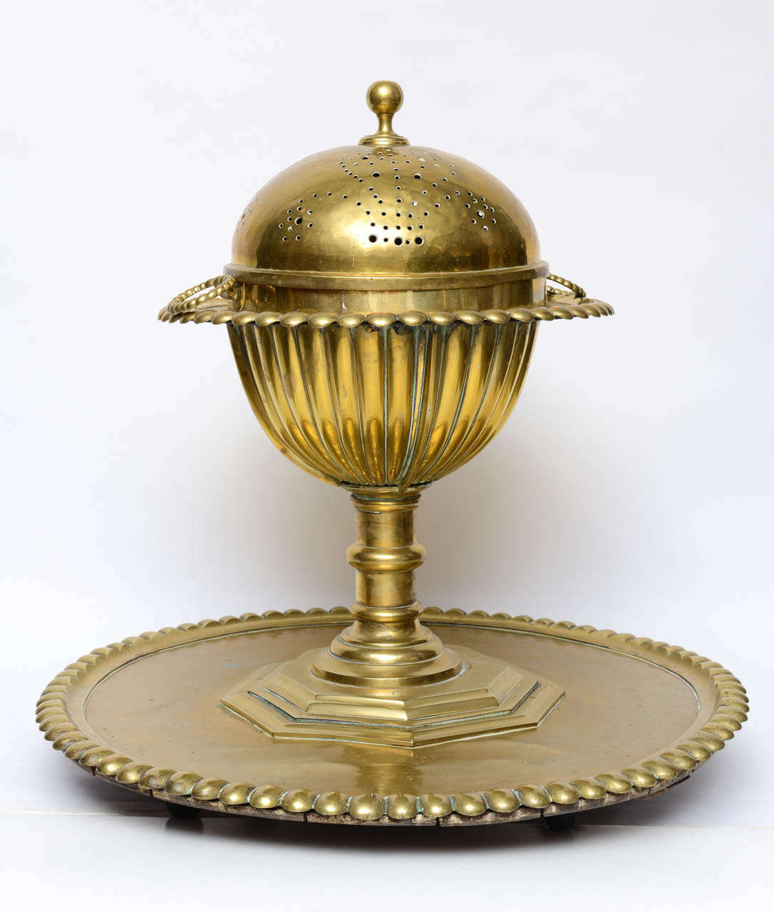 Turkish/ Arab Brass Brazier/ Mangal, 19th Century For Sale at 1stDibs ...