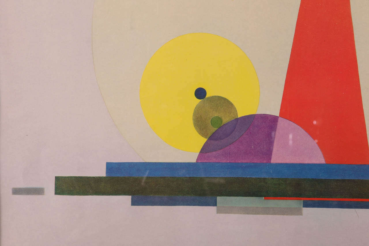 Rudolf Bauer, "The Holy One" Color Litho Guggenheim Print at 1stDibs ...
