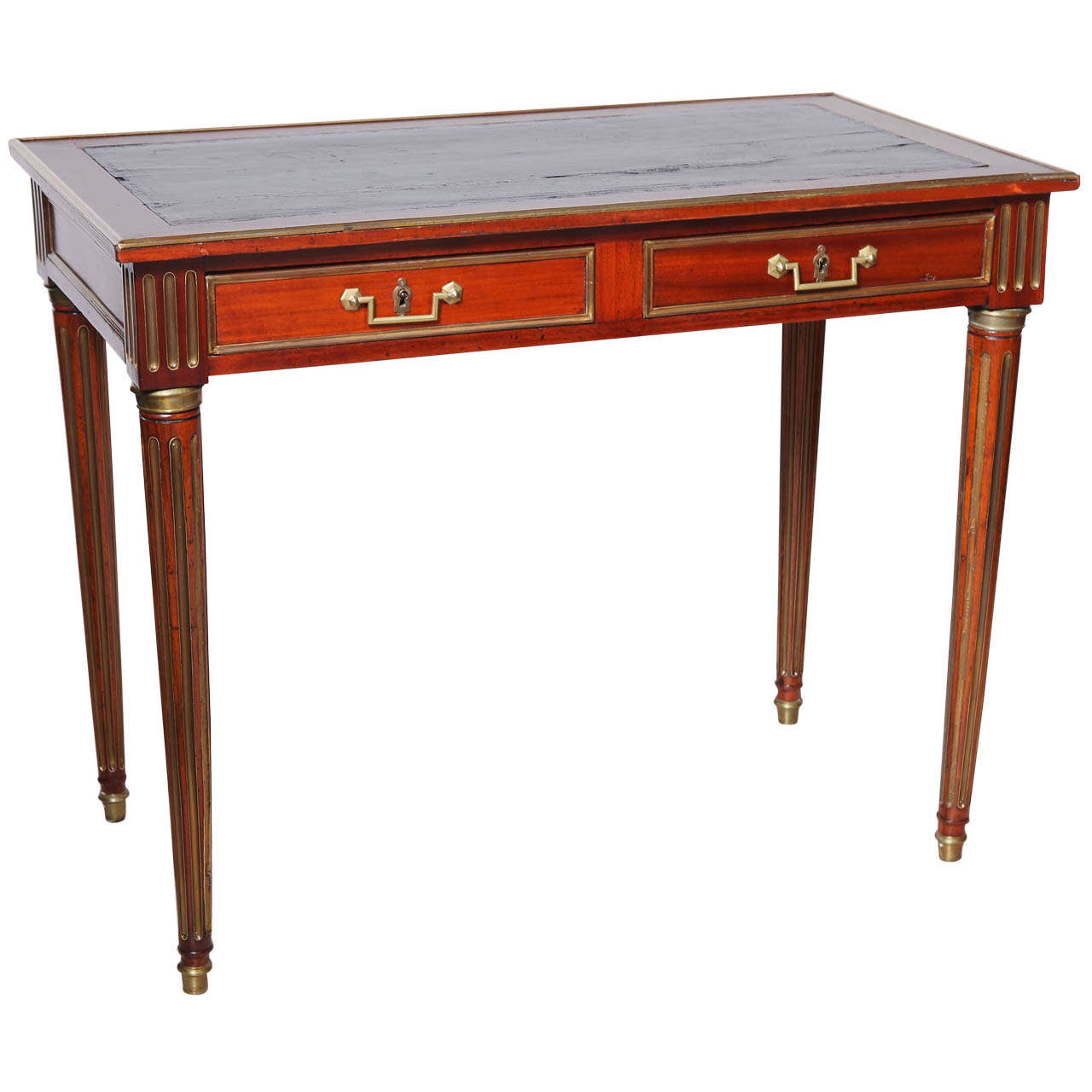 Russian Neoclassic Mahogany Desk For Sale at 1stDibs | russian desk ...