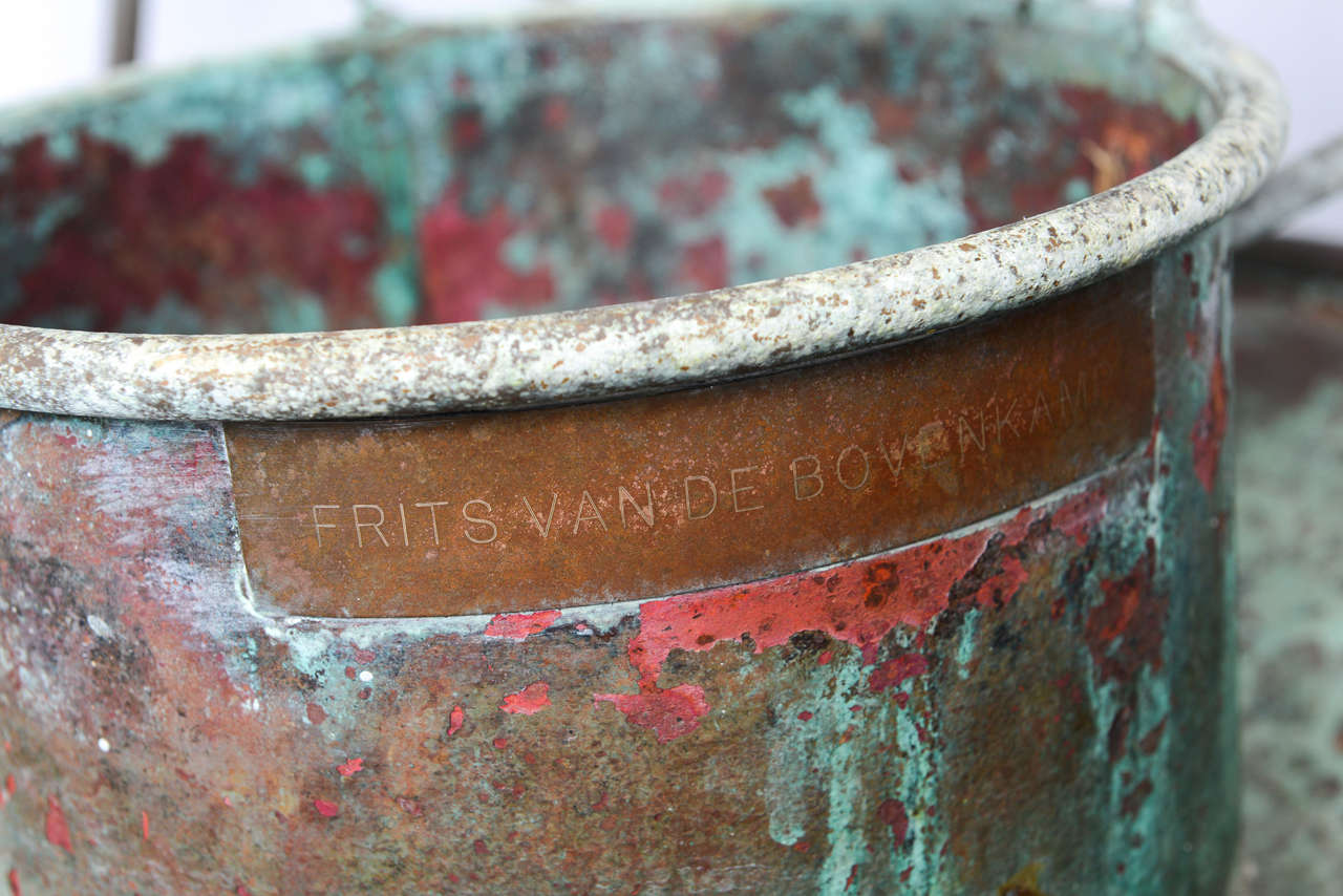 Fritz Van Der Bovenkamp Copper Fountain at 1stDibs